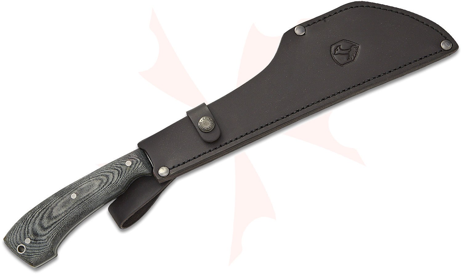 Condor Tool & Knife CTK3980-11HC Guygan Machete 11.14" 1075 Carbon Steel Blade, Micarta Handles ...