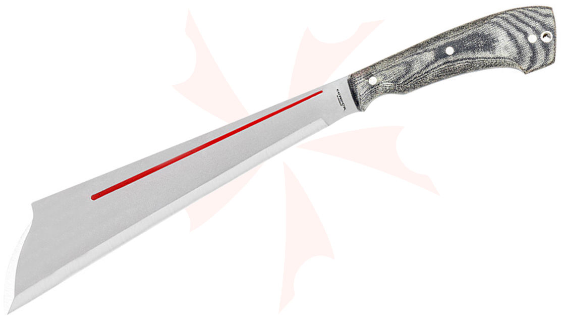 Condor Tool & Knife CTK3980-11HC Guygan Machete 11.14" 1075 Carbon Steel Blade, Micarta Handles ...