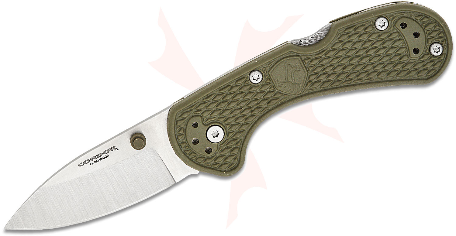 Condor Tool & Knife CTK812-3.0Z-SK Cadejo Folding Knife 2.66" Sandvik ...