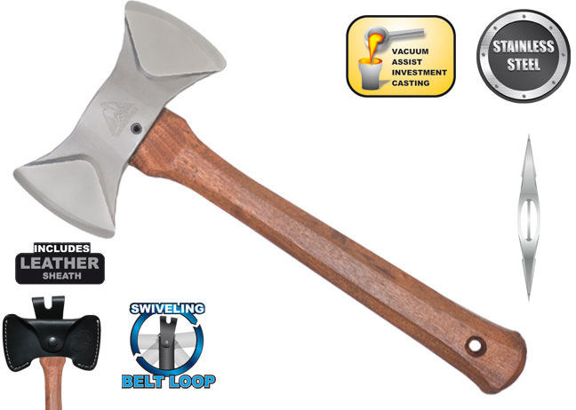 Condor Thunder Bay Double Bit Cruiser Axe, 19-1/2" Overall ...