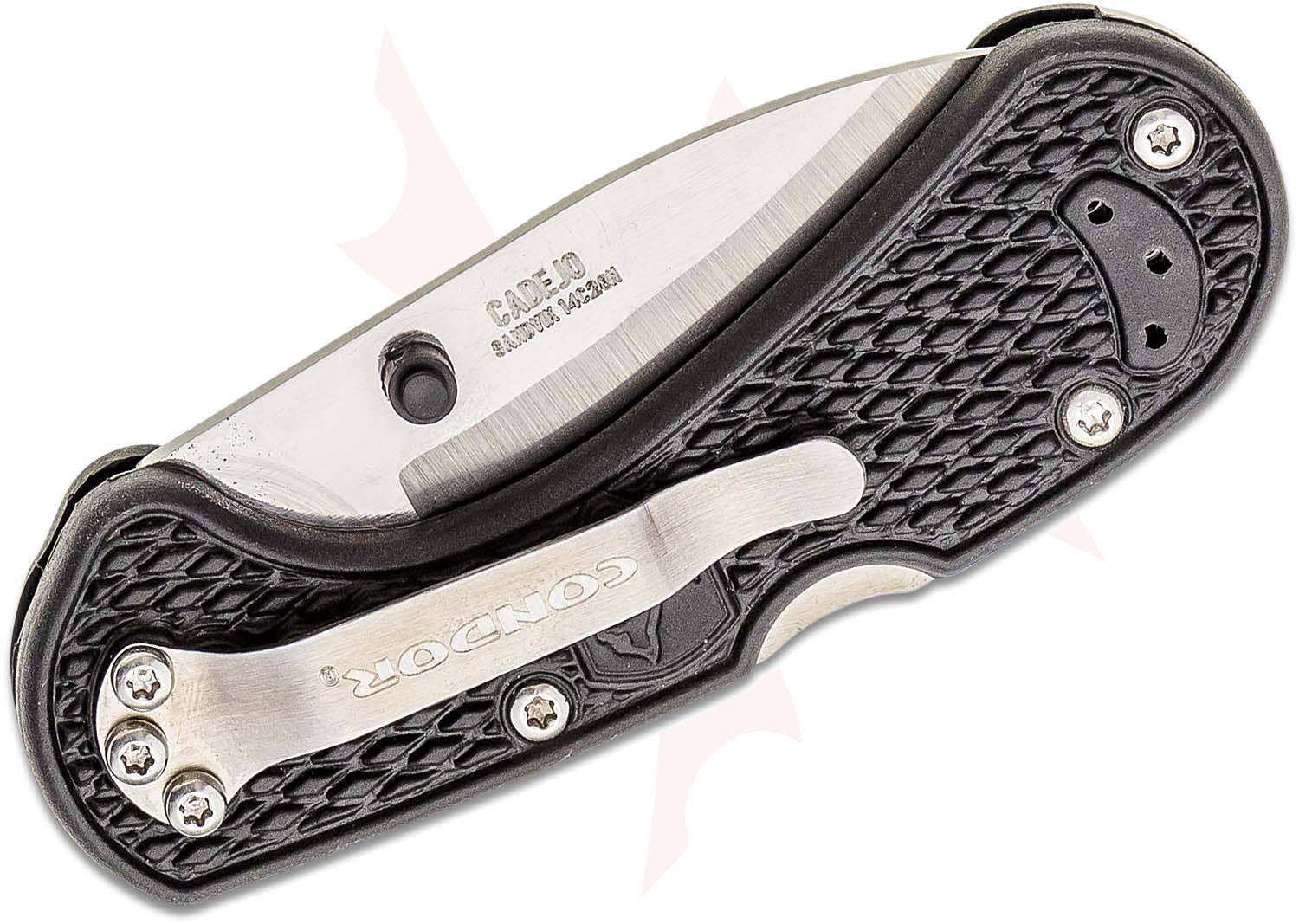 Condor Tool & Knife CTK807-2.5SK Cadejo Folding Knife 2.66" Satin Drop ...