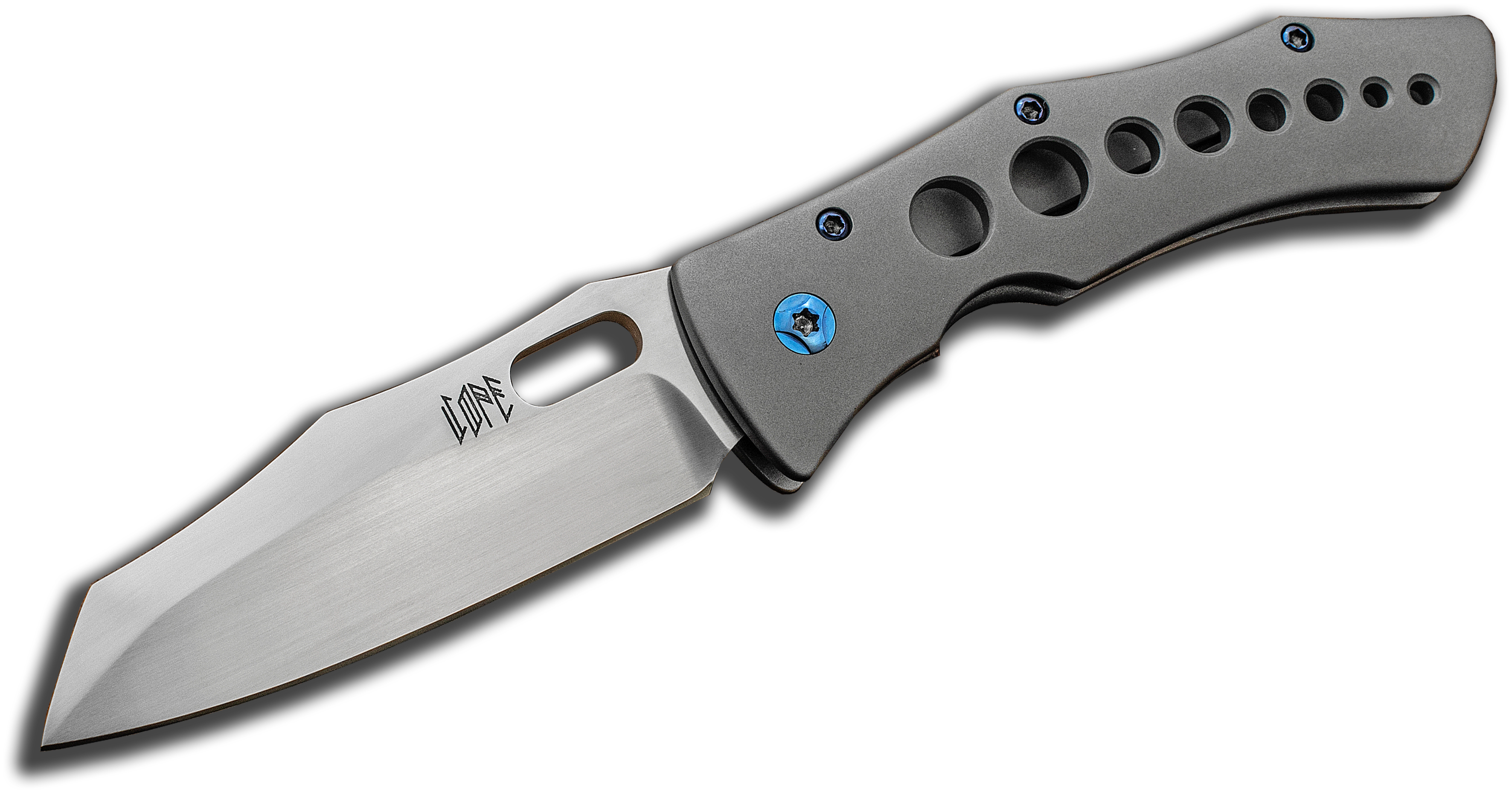 Ed Cope Custom SR.33 Folding Knife 3.375" S35VN Hand Rubbed Satin Blade ...