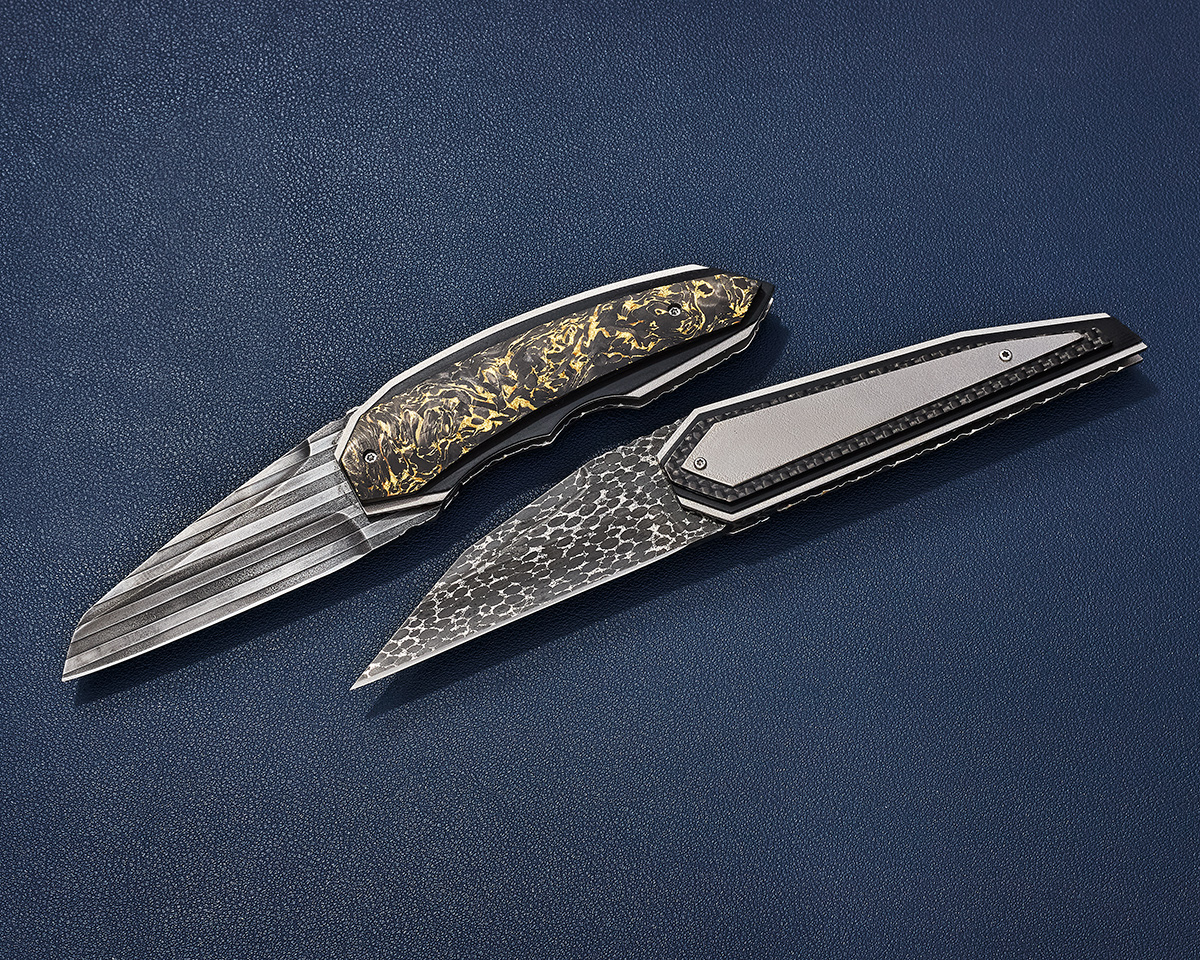 Corrie Schoeman Handmade Knives D-Stroy Front Flipper Knife 3.25" Peter ...