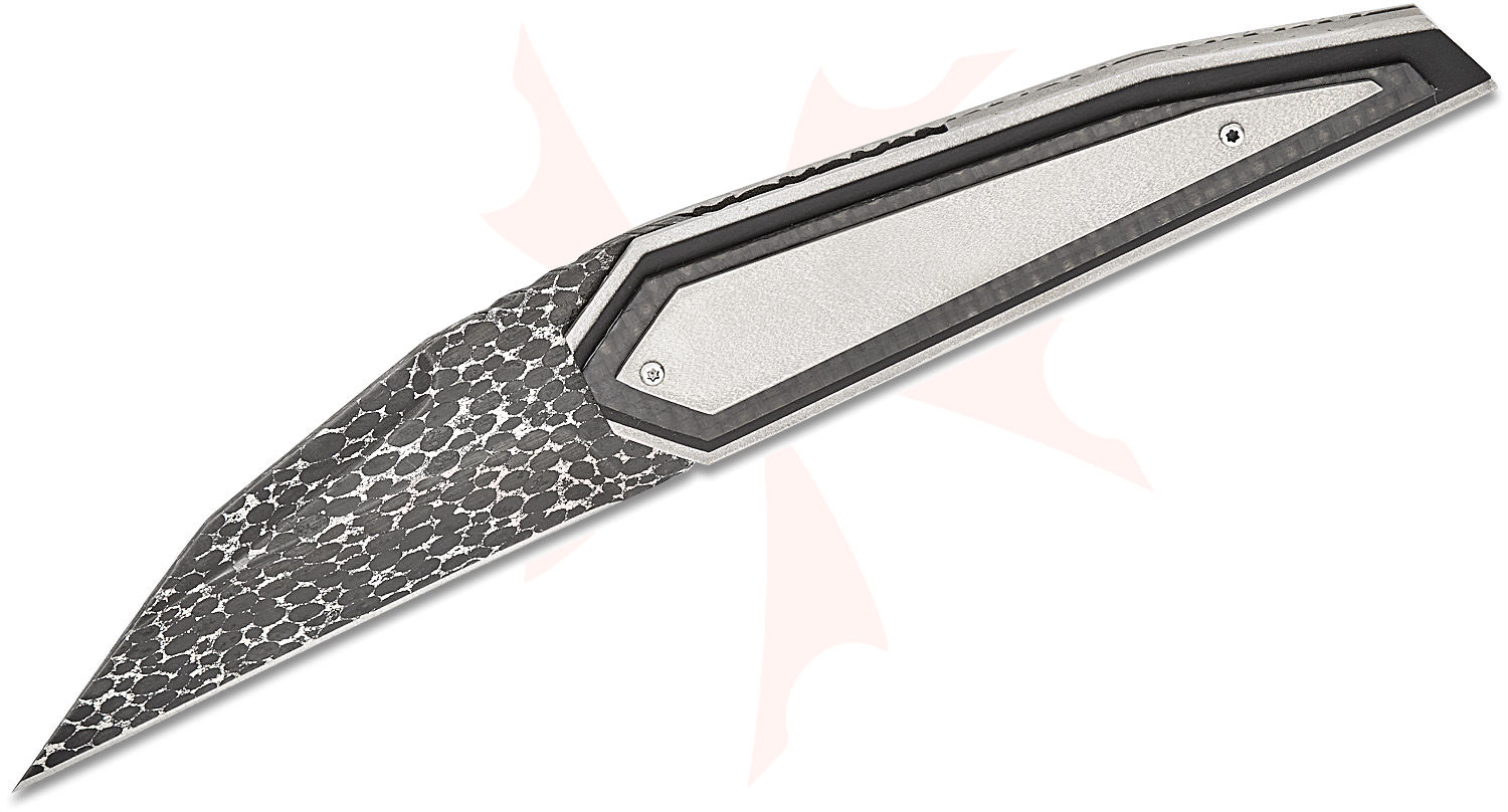 Corrie Schoeman Handmade Knives D-Stroy Front Flipper Knife 3.25" Peter ...