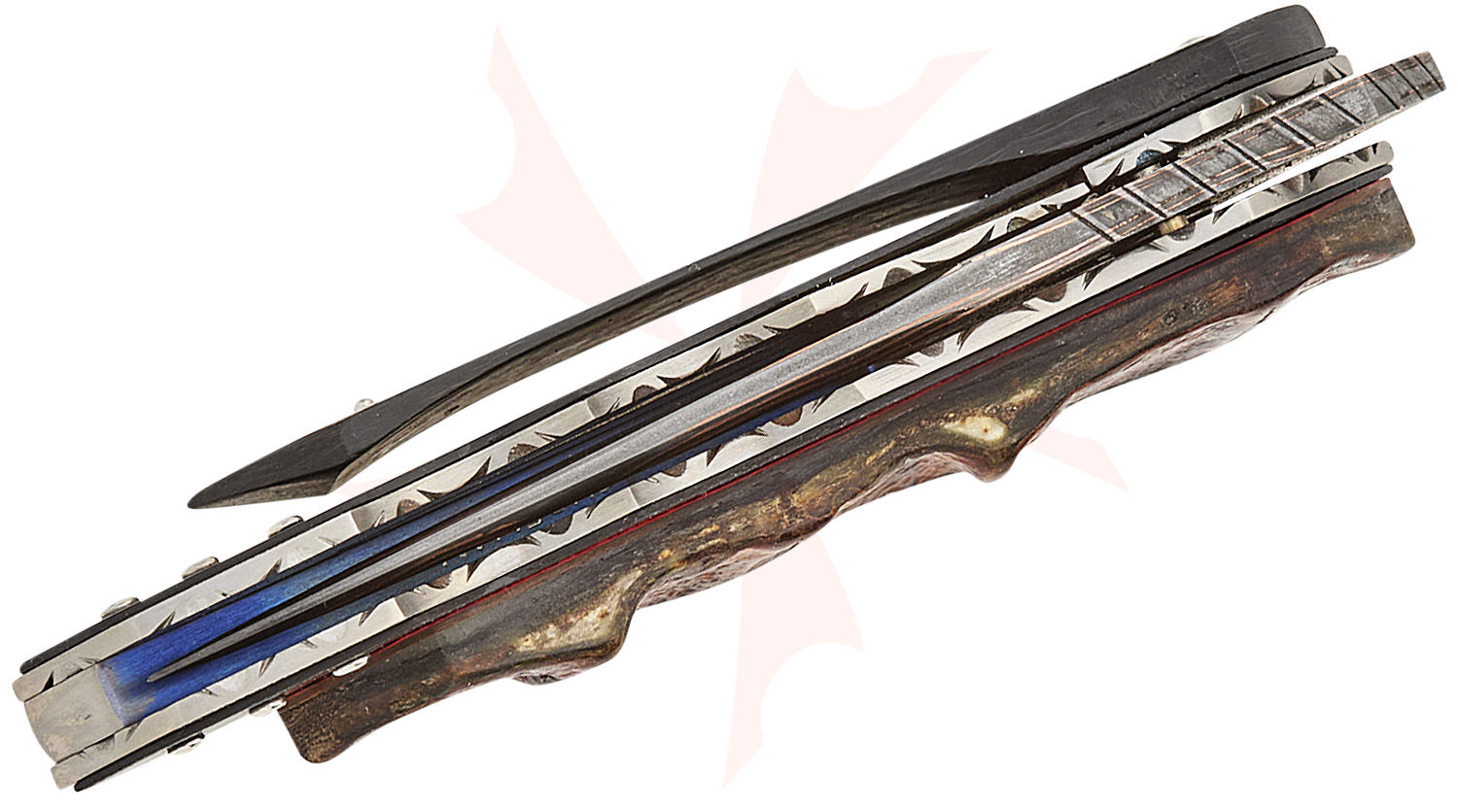 Corrie Schoeman Handmade Knives Snout Front Flipper Knife 3" Etienne ...