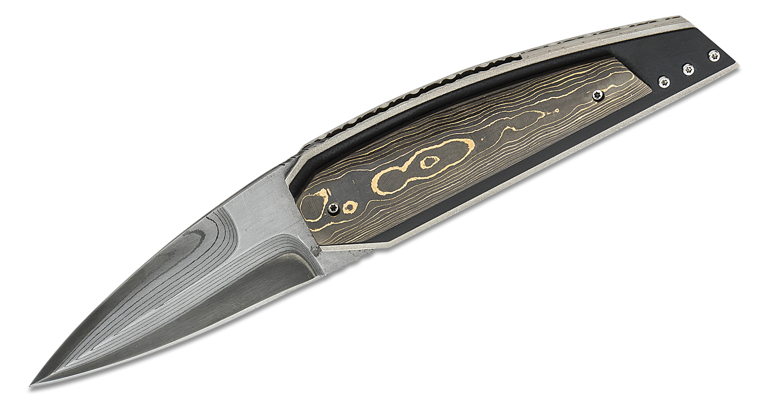 Corrie Schoeman Handmade Knives Strike Front Flipper Knife 3.125" San ...