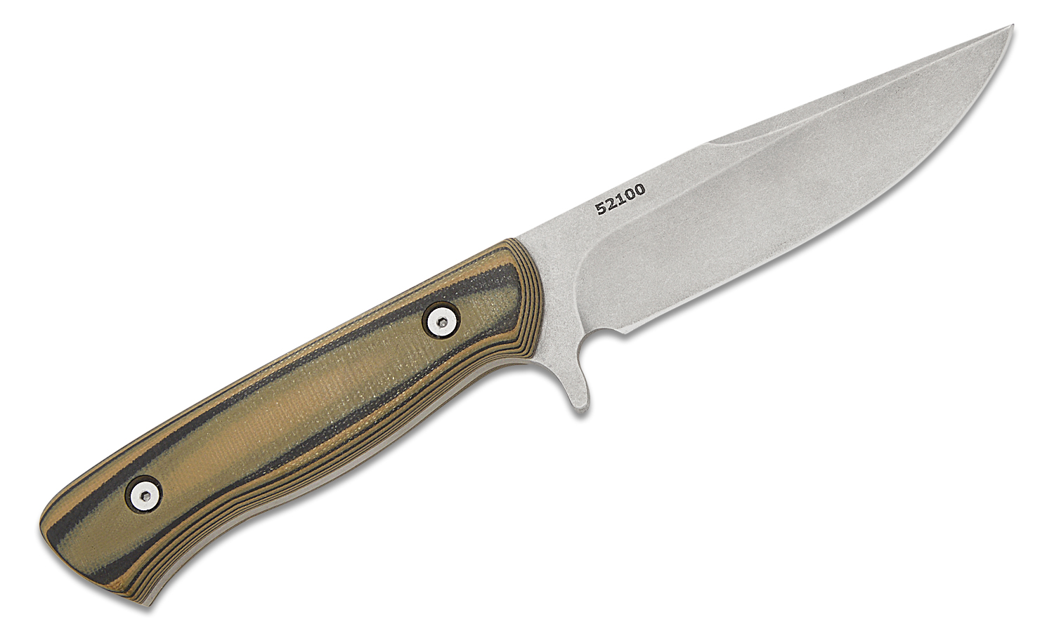 Craig Camerer Mid-Tech Wrangler Fixed Blade Knife 4" 52100 Stonewashed ...