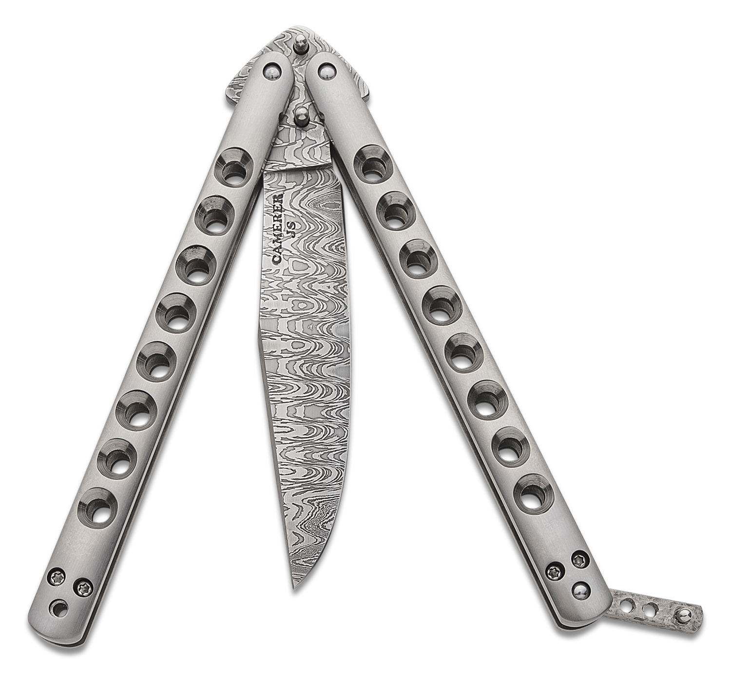 Craig Camerer Custom Old School Balisong Butterfly Knife 4.5" Camerer ...