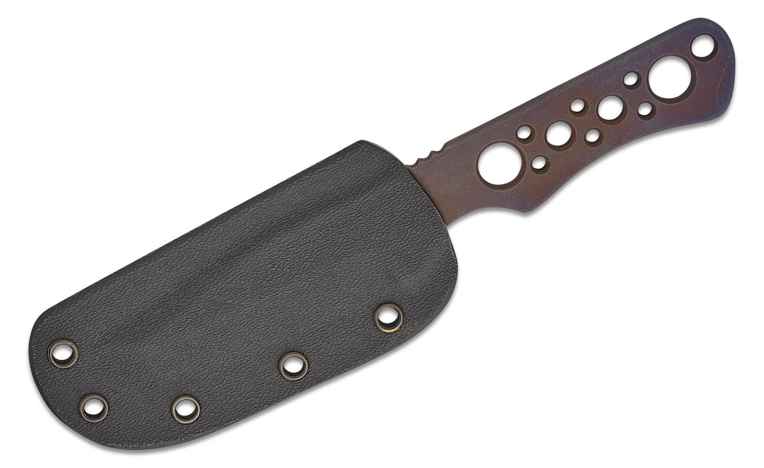 Crawford Custom Tanto Fixed Blade Neck Knife 2.75" Titanium Tanto Blade ...