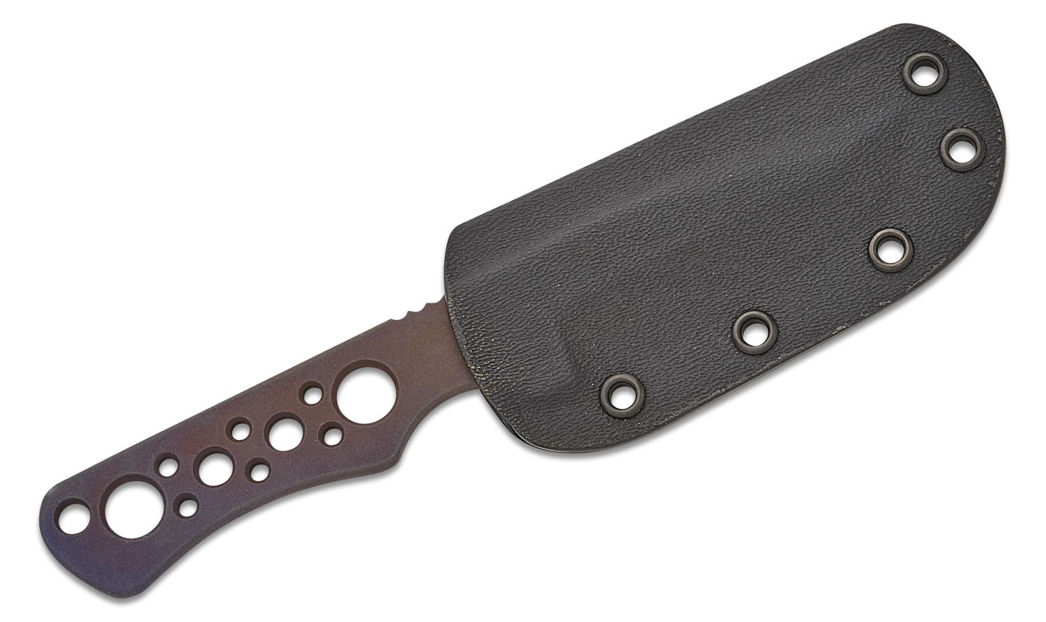 Crawford Custom Tanto Fixed Blade Neck Knife 2.75" Titanium Tanto Blade ...