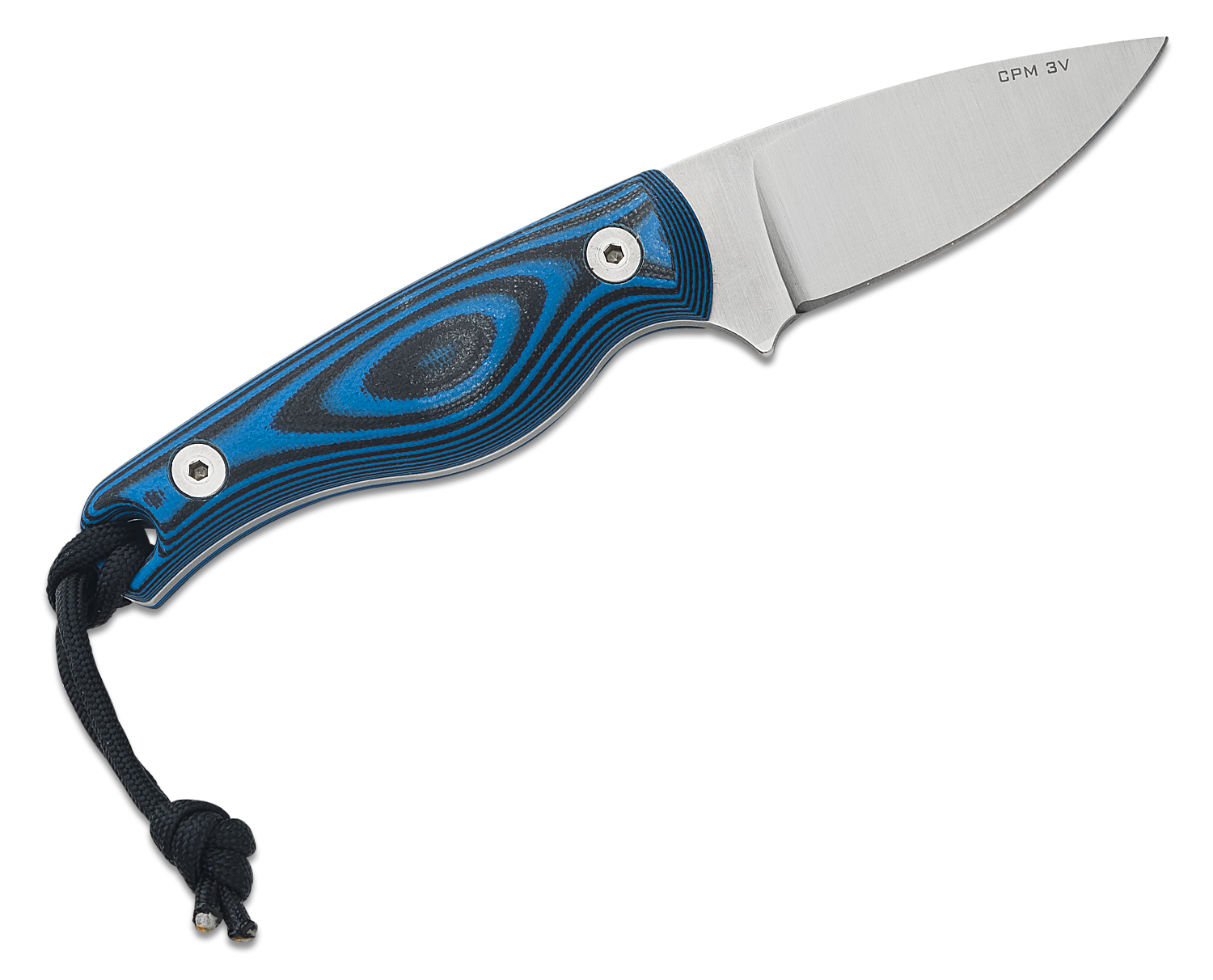 Creely Blades Mako PG Fixed Blade Knife 2.91" CPM-3V Drop Point, 3D ...