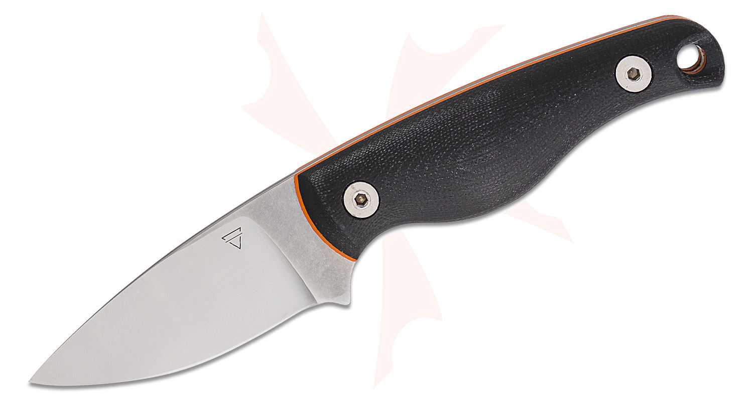 Creely Blades Mako PG Fixed Blade Knife 2.91" CPM-CruWear Drop Point ...