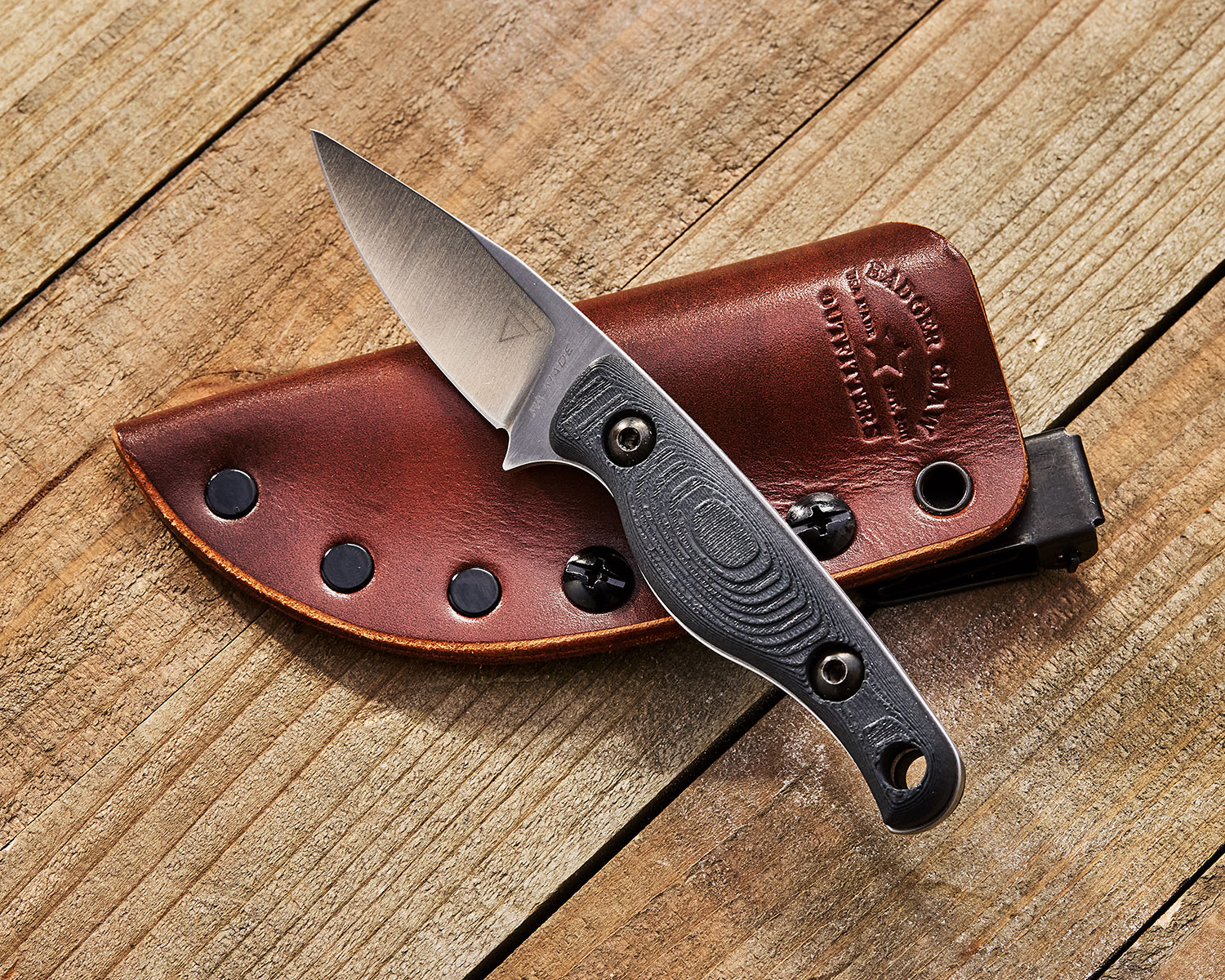 Creely Blades Minnow Fixed Blade Knife 2.12" CPM-MagnaCut Satin Clip ...
