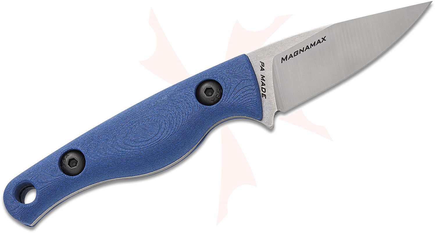 Creely Blades Minnow Pocket Fixed Blade Knife 2.12" MagnaMax Satin Clip ...