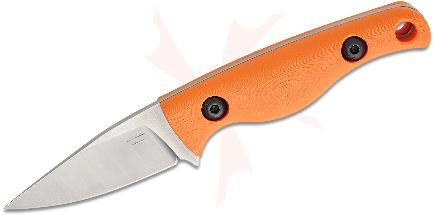 Creely Blades Minnow Pocket Fixed Blade Knife 2.12" MagnaMax Satin Clip ...