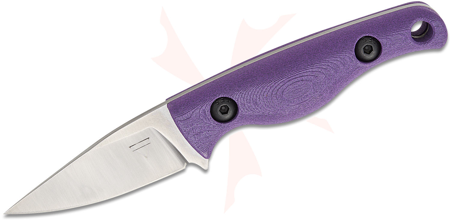 Creely Blades Minnow Pocket Fixed Blade Knife 2.12" MagnaMax Satin Clip ...