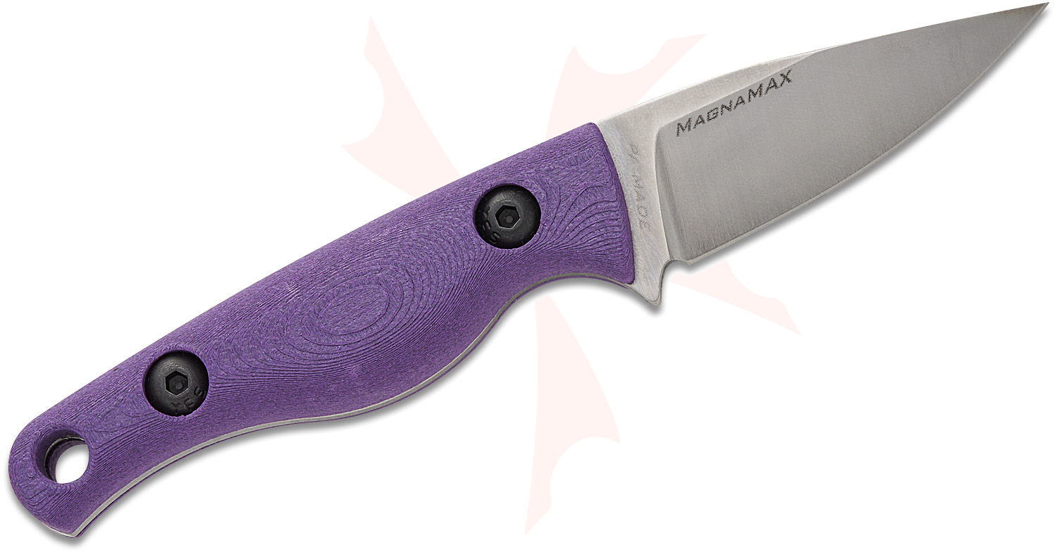 Creely Blades Minnow Pocket Fixed Blade Knife 2.12" MagnaMax Satin Clip ...