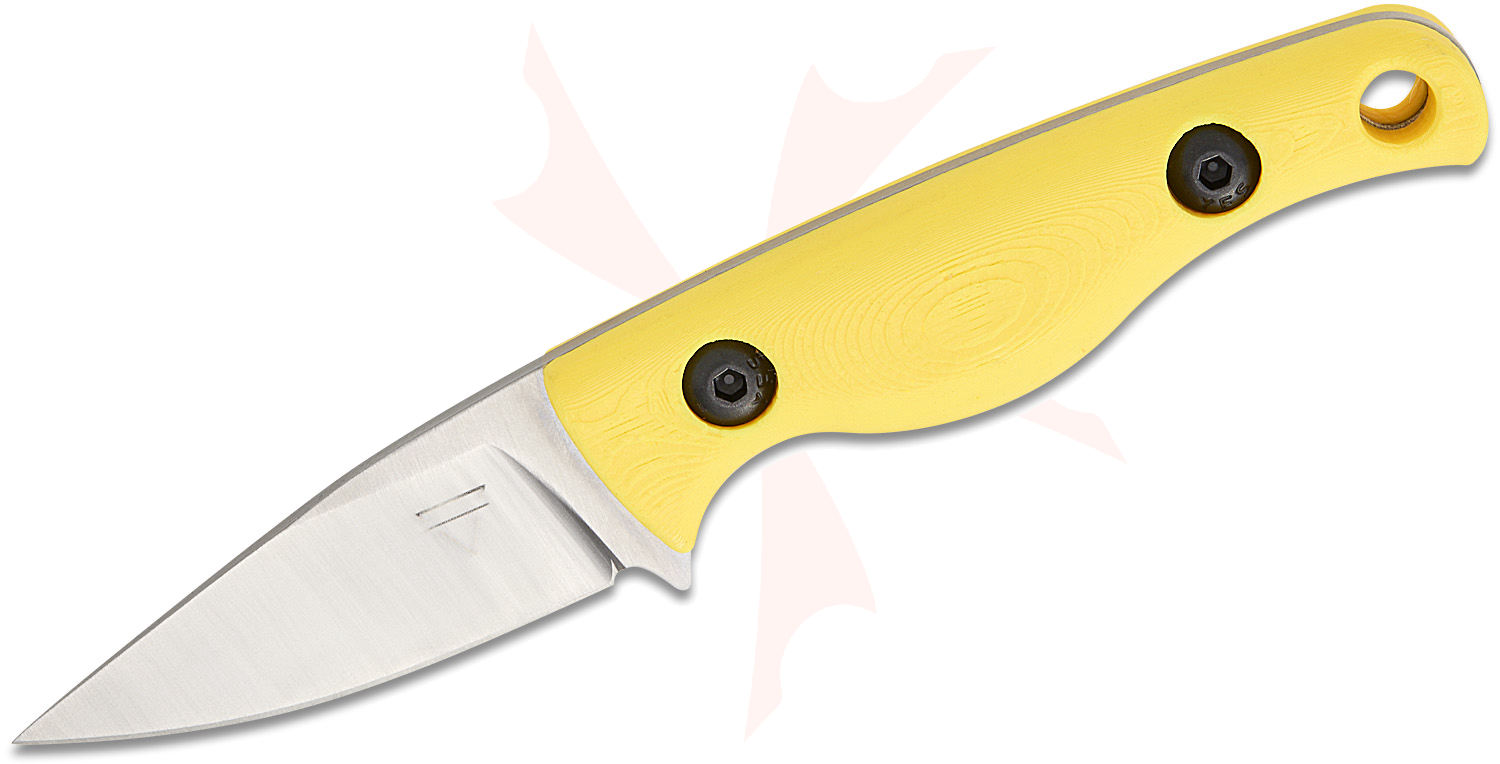 Creely Blades Minnow Pocket Fixed Blade Knife 2.12" MagnaMax Satin Clip ...