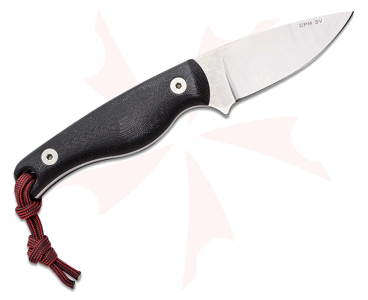 Creely Blades Mako PG Fixed Blade Knife 2.91" CPM-3V Drop Point, 3D ...