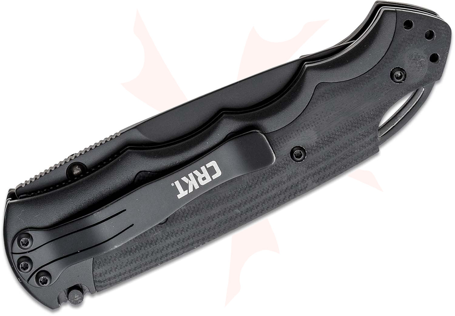 Columbia River CRKT Fire Spark (Tactical) Assisted 3.875" Black Blade ...