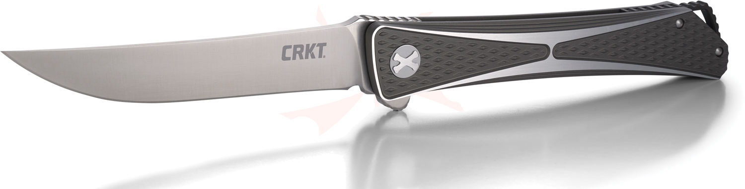 Columbia River CRKT 7532 Jeff Park Jumbones Flipper Knife 4.845" Satin ...