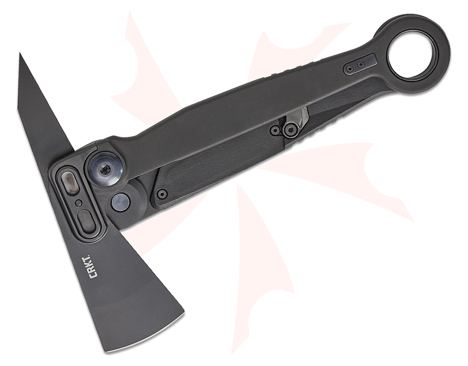 Columbia River CRKT 4141KX Kinematic Provoke X Folding Axe 1.84" SUJ2 Ti Nitride Axe Blade with ...