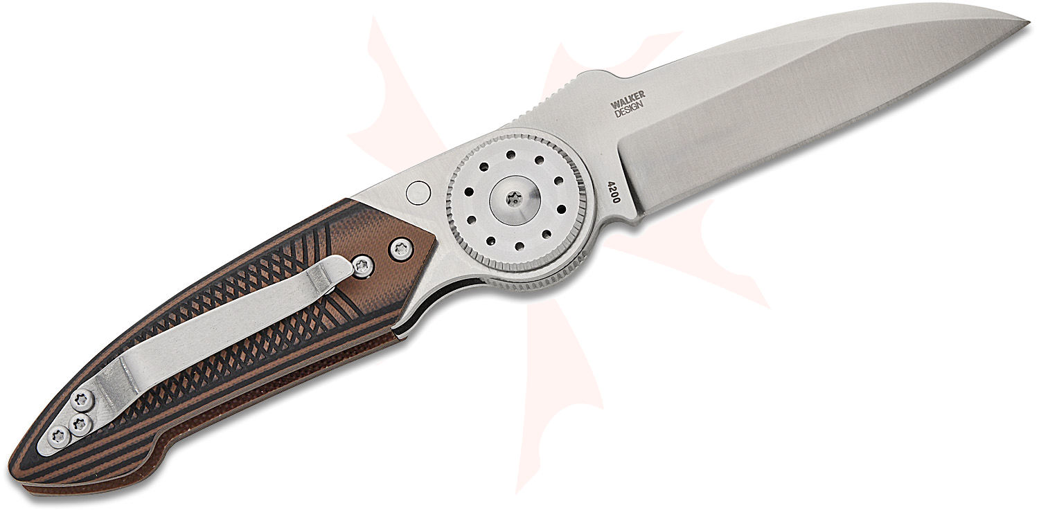 Columbia River CRKT 4200 Michael Walker Blade Lock Folding Knife 2.93 ...
