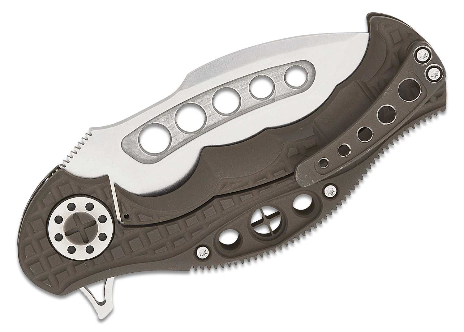 Curtiss Knives BMF Battle Master Flipper Knife 4" CPM-MagnaCut Two-Tone ...