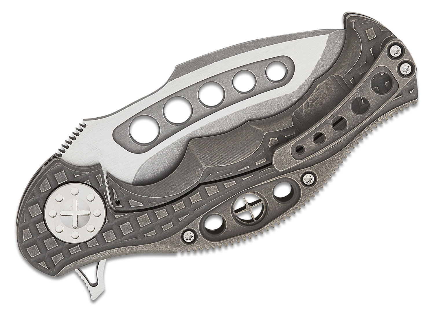 Curtiss Knives BMF Battle Master Flipper Knife 4" CPM-MagnaCut Two-Tone ...