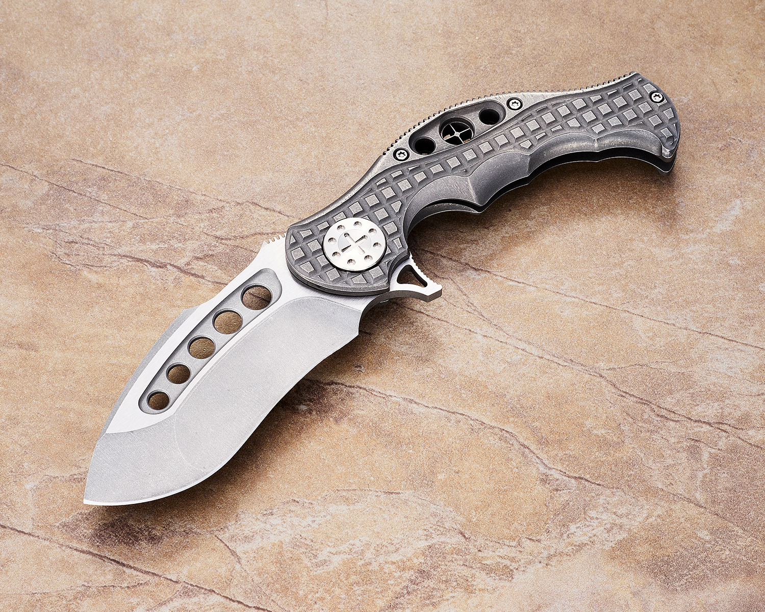 Curtiss Knives BMF Battle Master Flipper Knife 4" CPM-MagnaCut Two-Tone ...