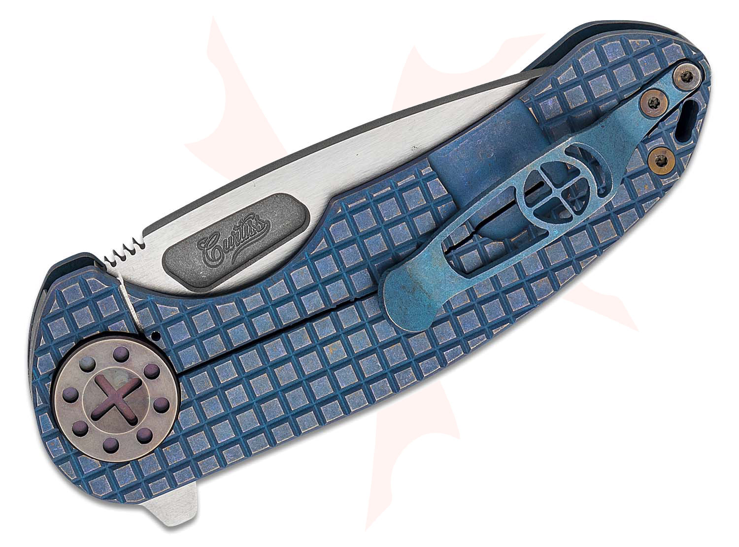 Curtiss Knives F3 Medium Flipper Knife 3.25" CPM-MagnaCut Two-Tone ...