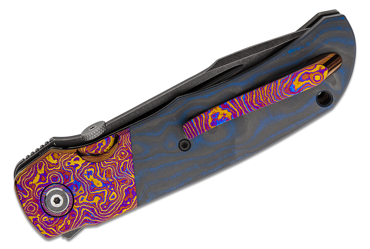 Custom Knife Factory Terzuola Eagle Rock Flipper Knife 4.375" CPM-S90V ...