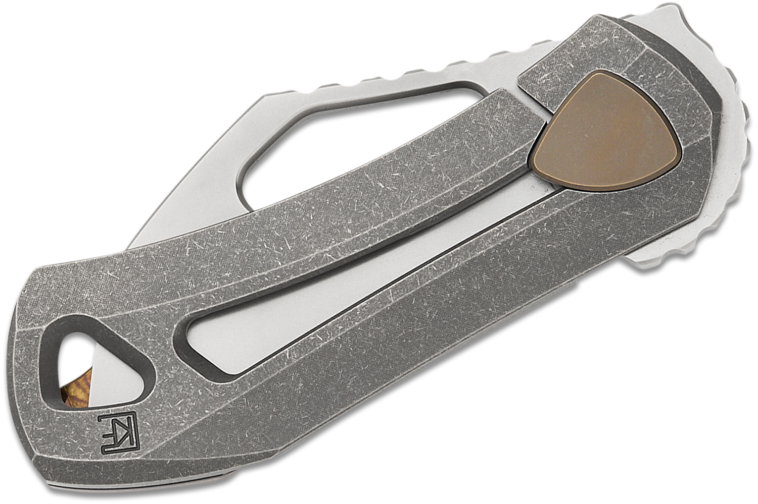 Custom Knife Factory Alexey Konygin OK Detent Action Flipper Knife 2. ...