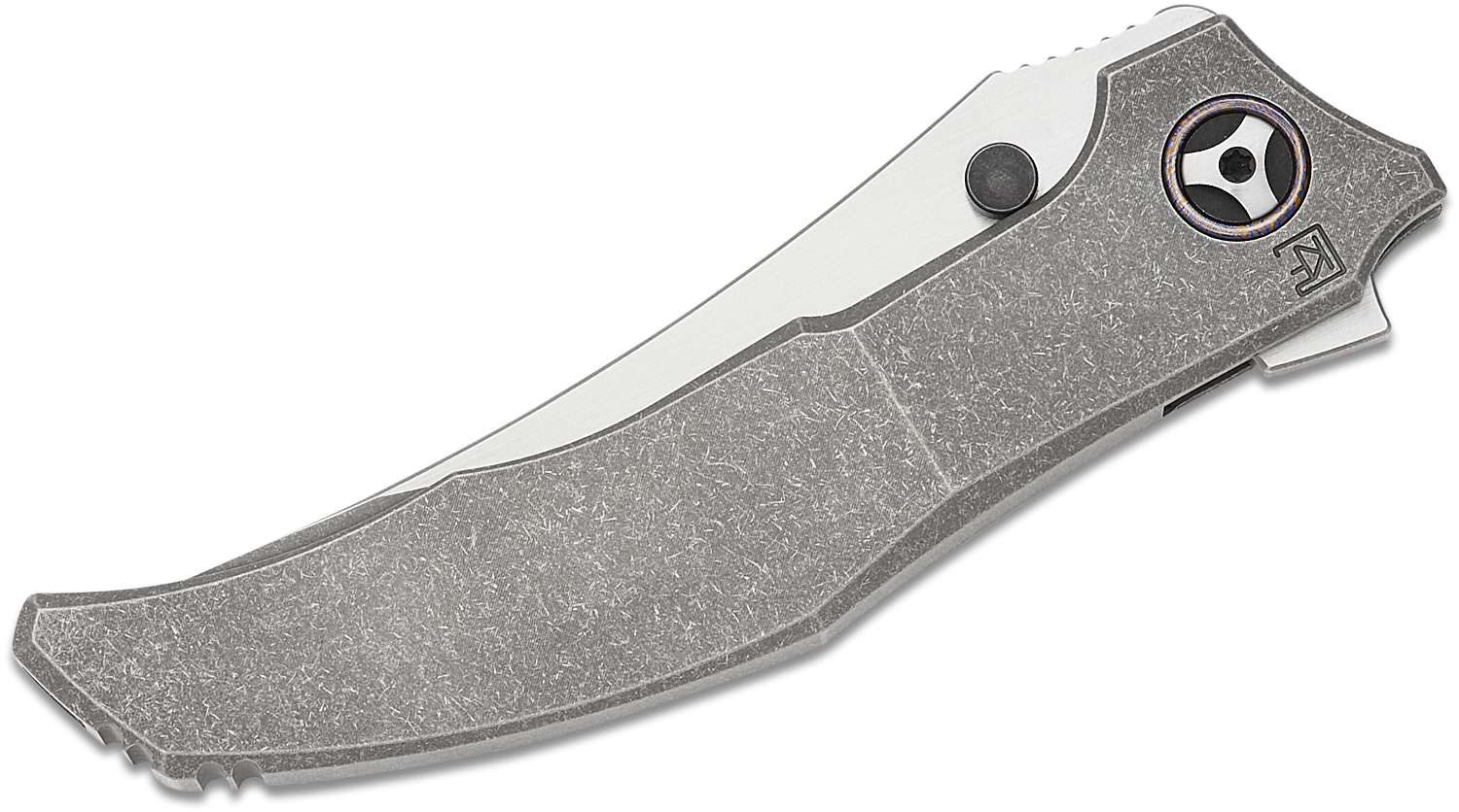 Custom Knife Factory Peter Rassenti Persian Frame Lock Flipper Knife 3. ...