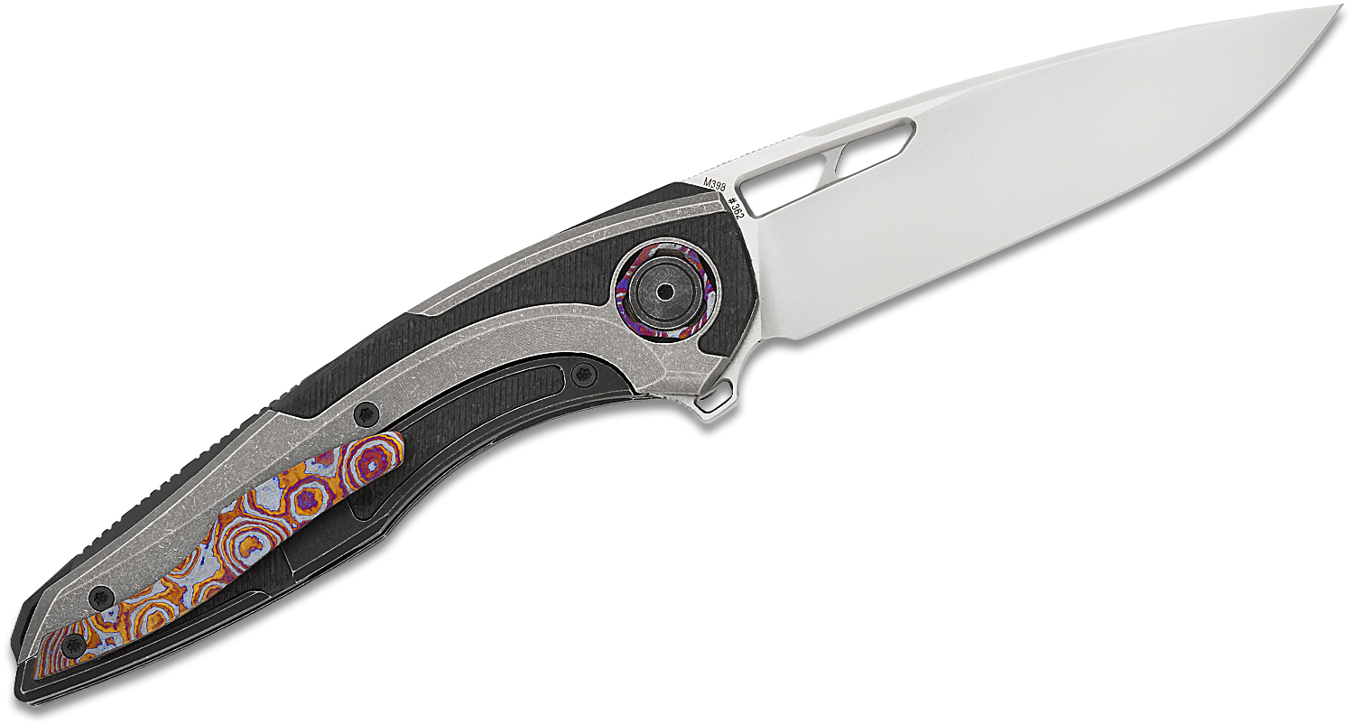 Custom Knife Factory Anton Malyshev Sukhoi 4 Frame Lock Flipper Knife 4 ...