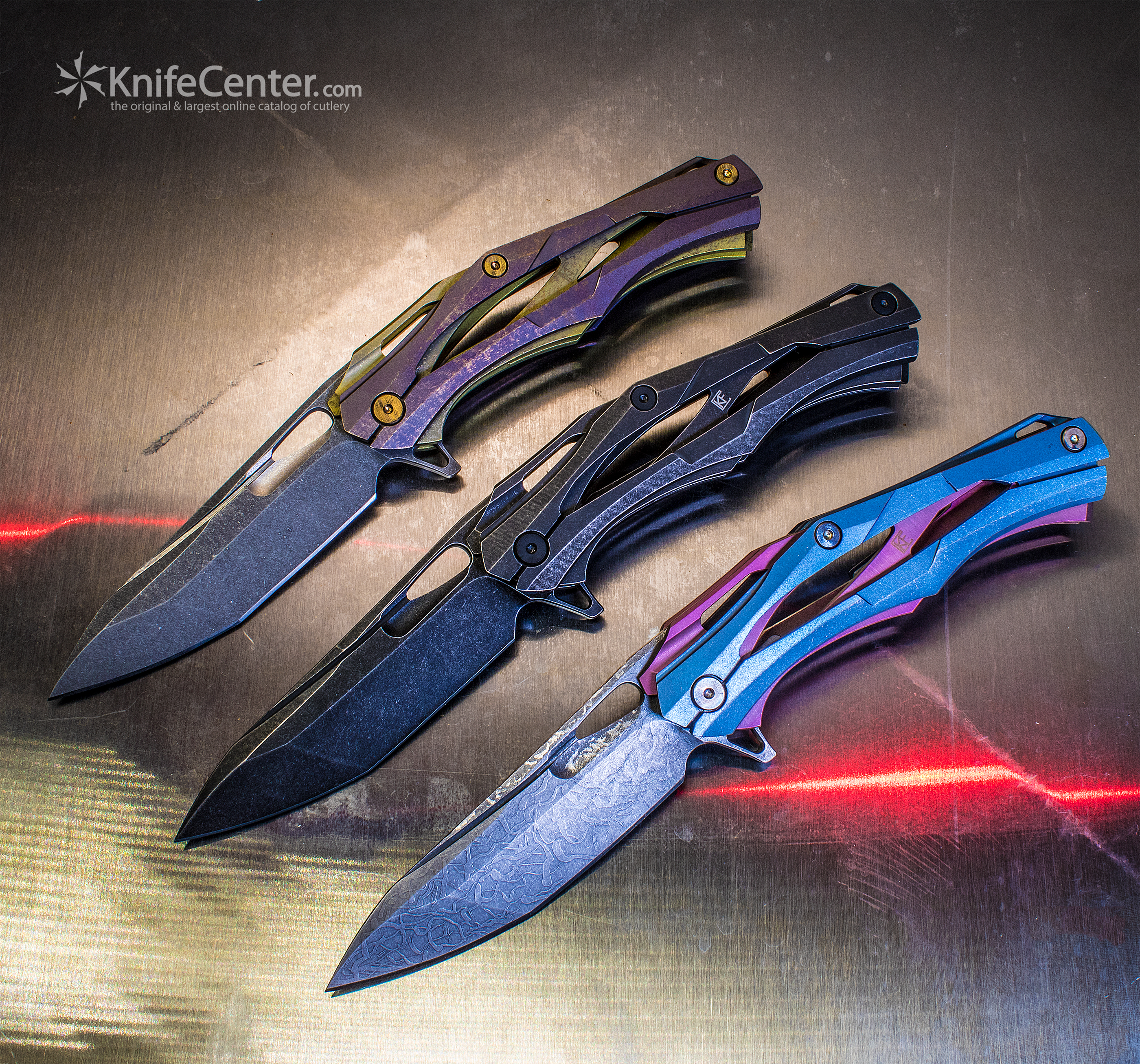 Custom Knife Factory Alexey Konygin Decepticon 1 Dark Edition 4" Black ...