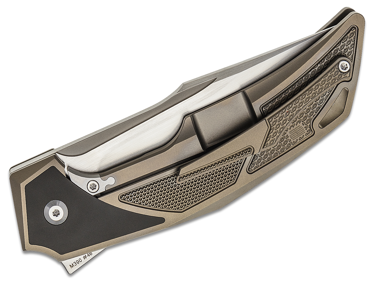 Custom Knife Factory Justice 2.0 Flipper Knife 4.02" M390 Hand Rubbed ...