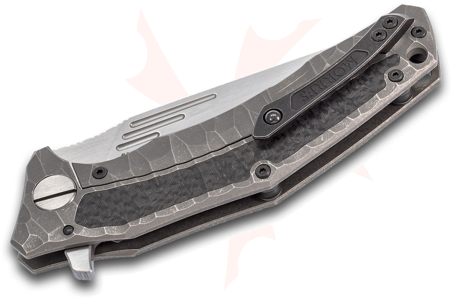 Custom Knife Factory Evgeniy Muan MORRF-5 Flipper Knife 3.5" M390 Satin ...