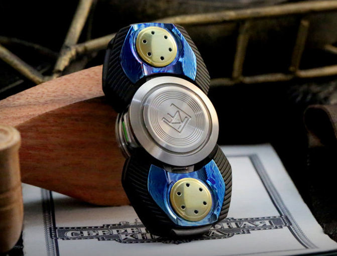 Custom Knife Factory Anton Malyshev Pepyakka 3.0Tim Timascus Hand ...