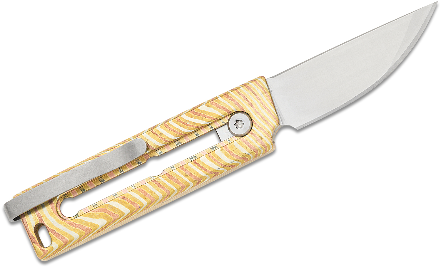 D Rocket Designs KatanaO Manual OTF Knife 1.975" M390 Satin Drop Point ...