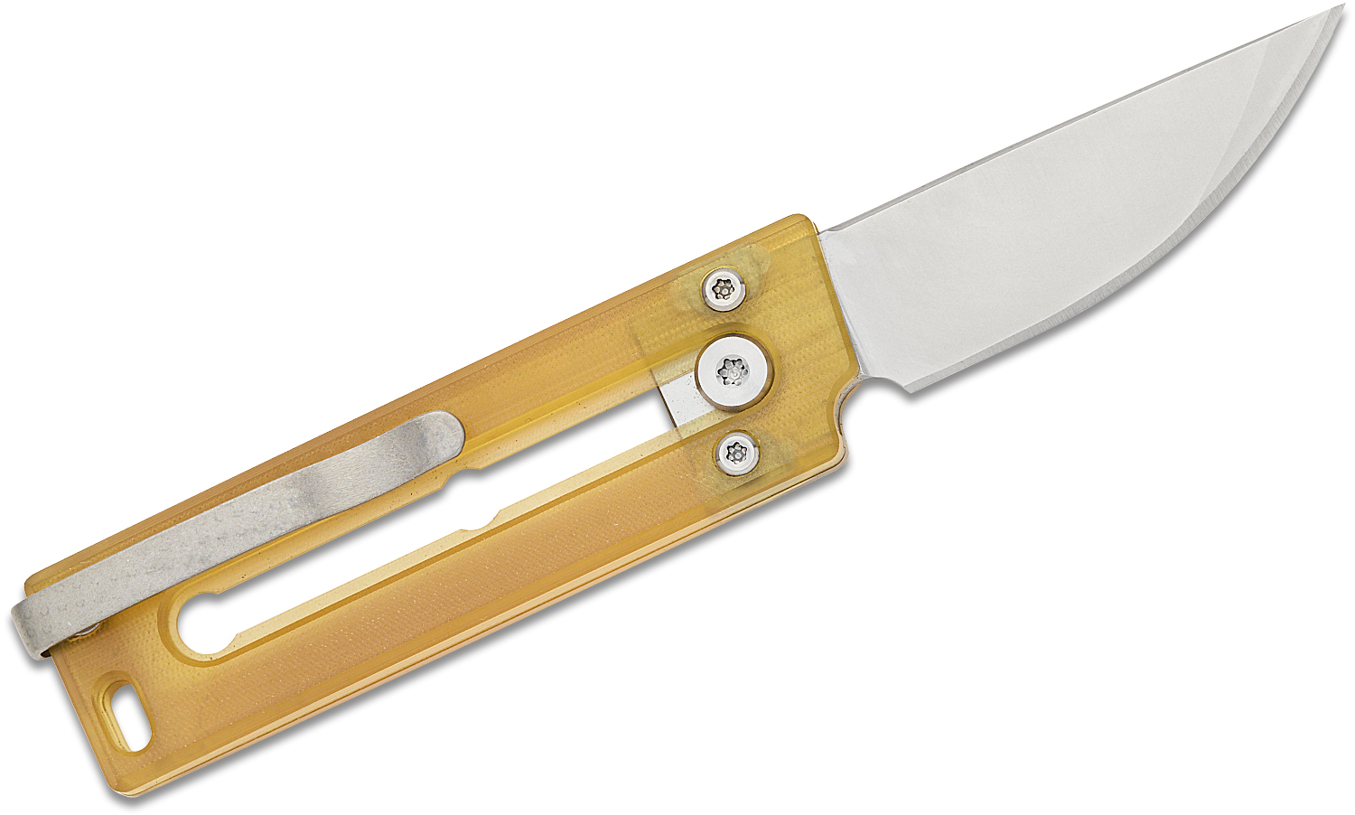 D Rocket Designs KatanaO Manual OTF Knife 1.975" M390 Satin Drop Point ...