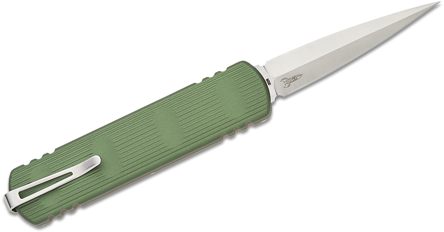 D Rocket Designs Mid-Tech Zulu Spear OTF AUTO Knife 2.875" M390 Satin ...