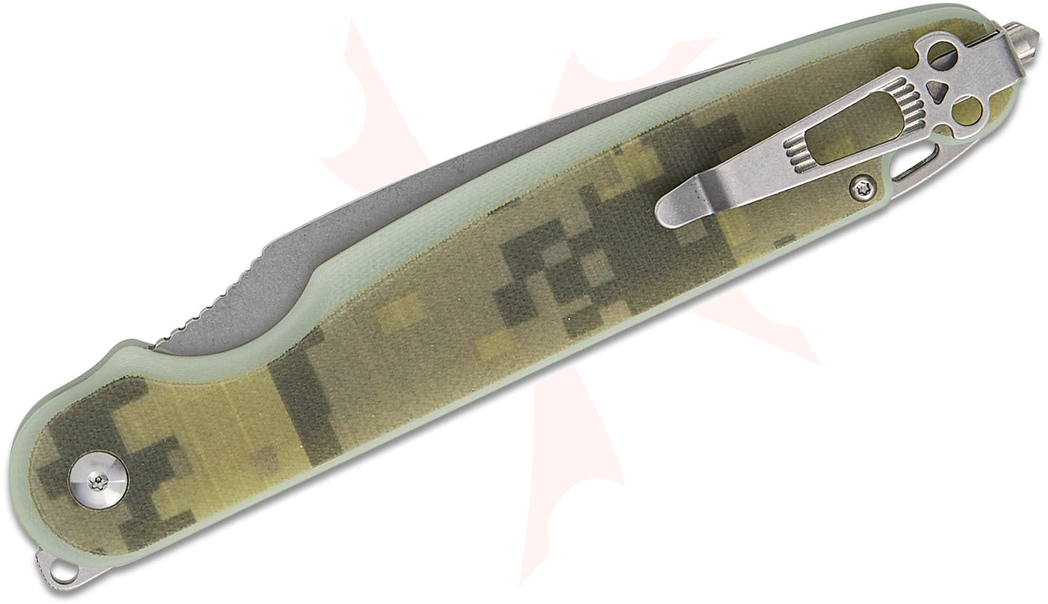 Daggerr Knives Nestor Button Lock Folding Knife 4.75" VG-10 Stonewashed ...