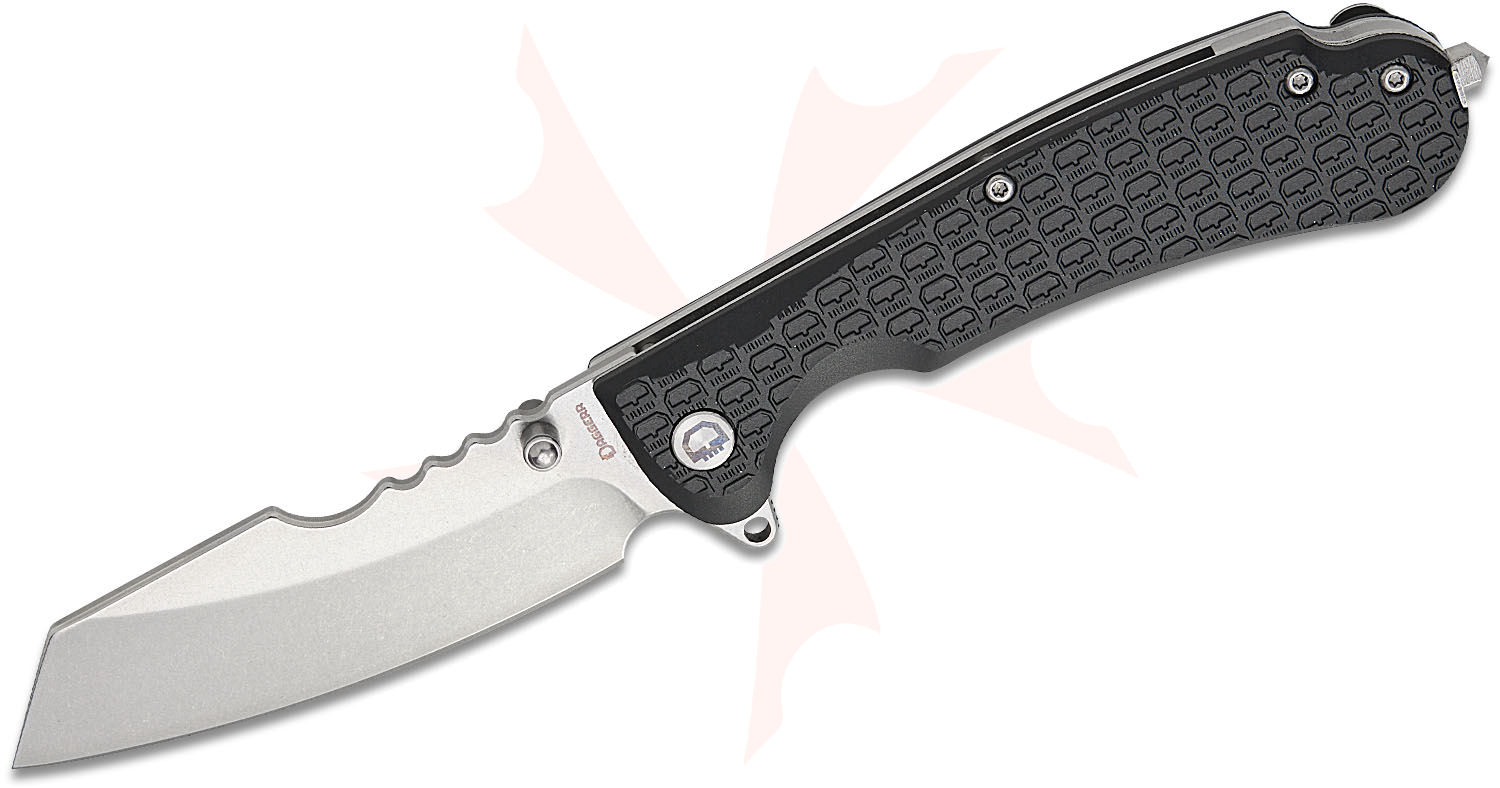 Daggerr Knives Rhino Flipper Knife 3.5" 8Cr14MoV Stonewashed Sheepsfoot ...