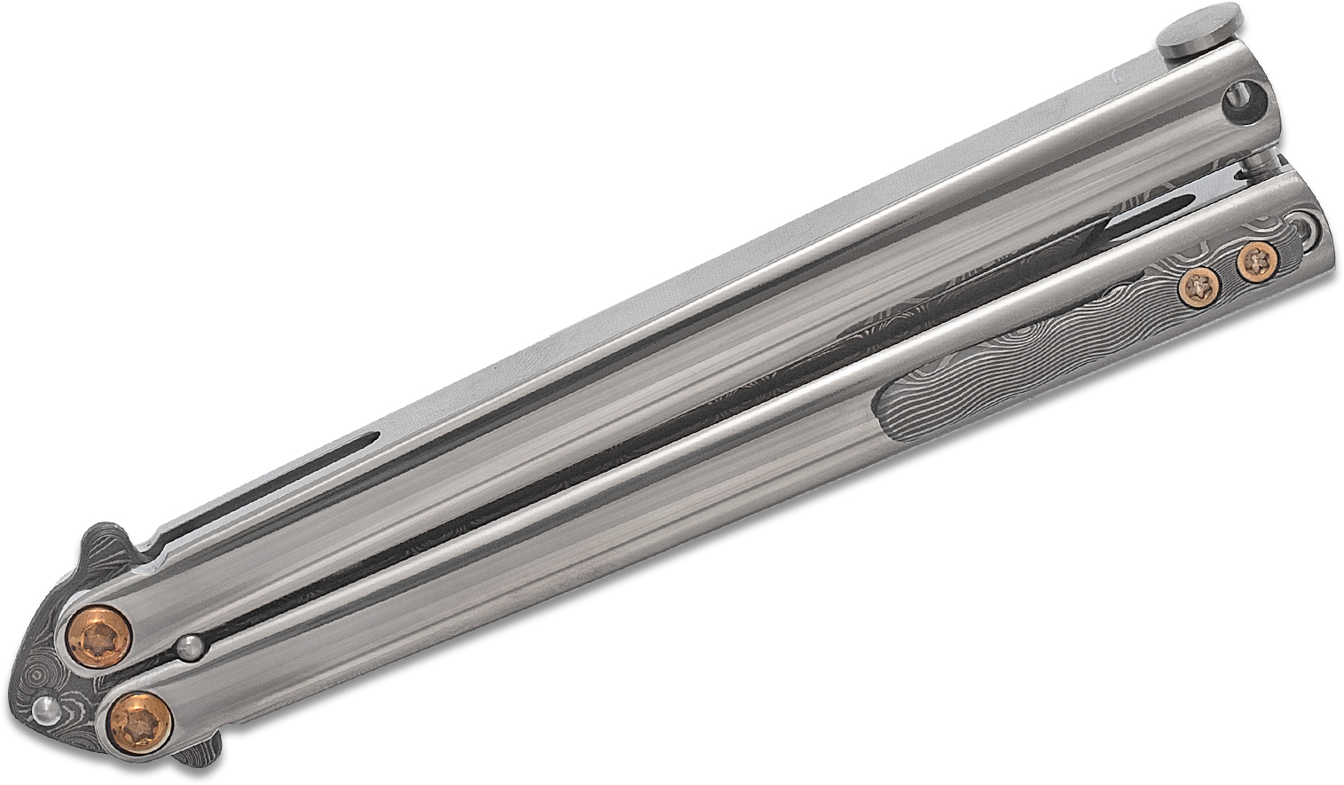 Darrel Ralph Designs Custom Balisong Butterfly Knife 4.5" Raindrop ...