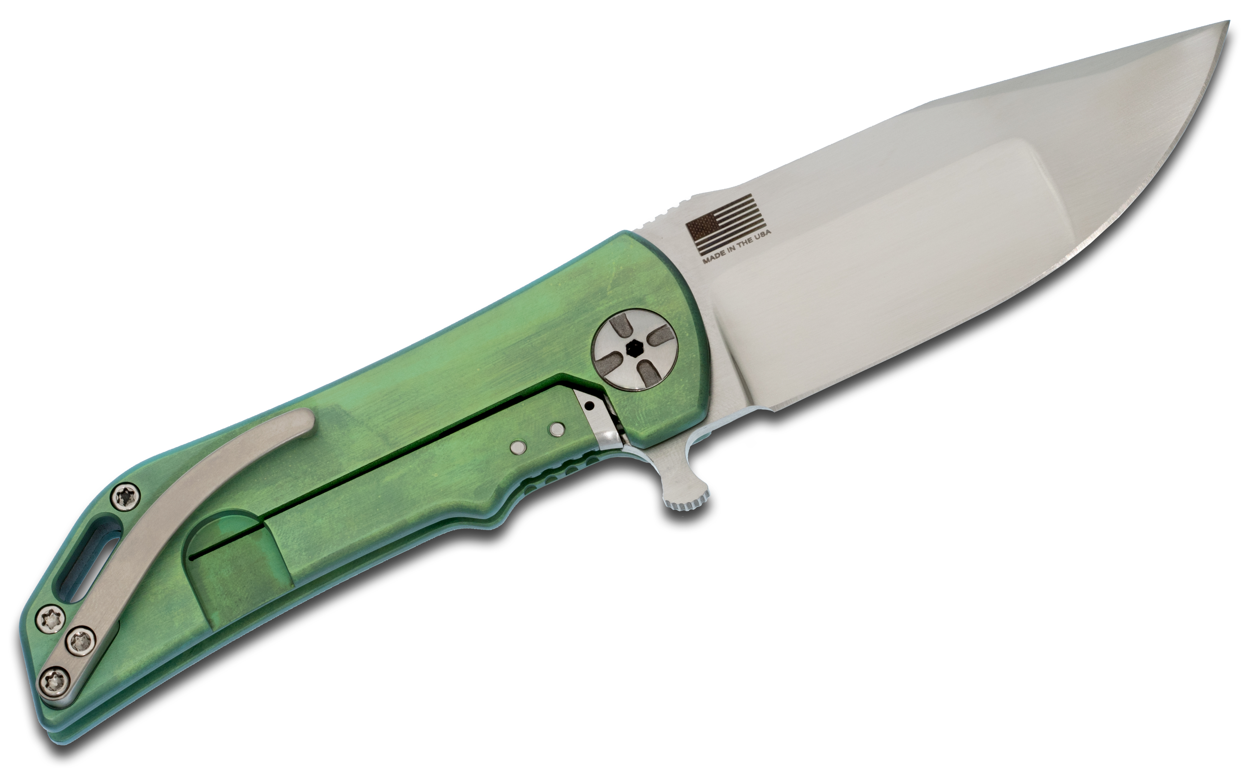 Darrel Ralph Designs Custom Dominator 35 Flipper 3.5" CPM-154 Satin ...