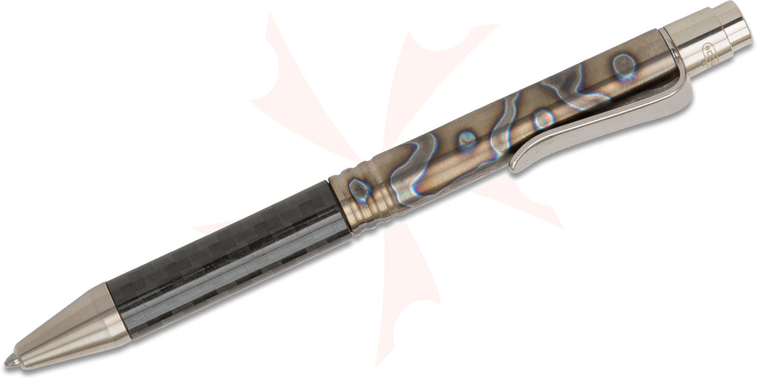 Darrel Ralph Designs Custom DDR Flamed Titanium and Carbon Fiber Go Pen ...