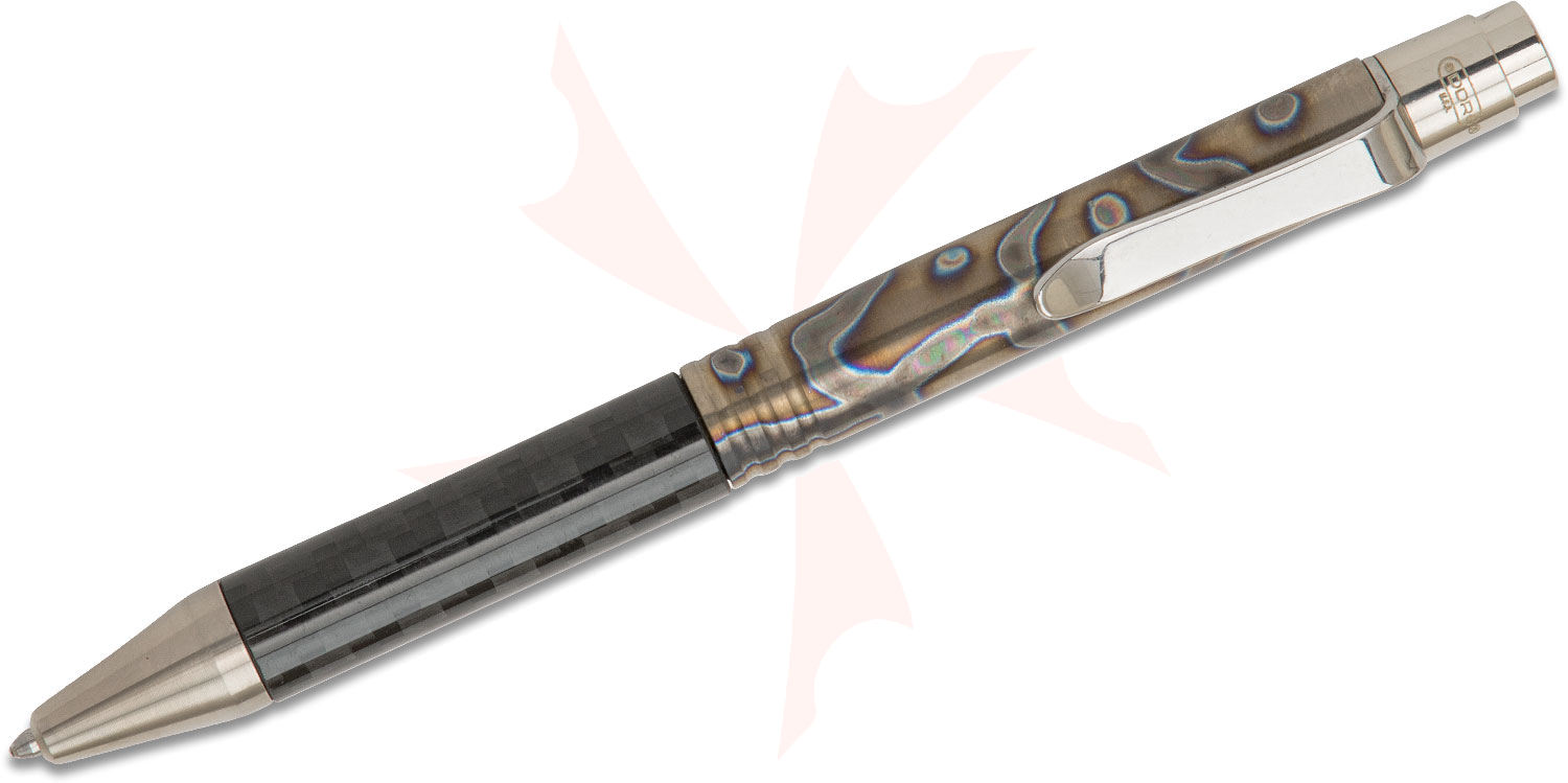 Darrel Ralph Designs Custom DDR Flamed Titanium and Carbon Fiber Go Pen ...