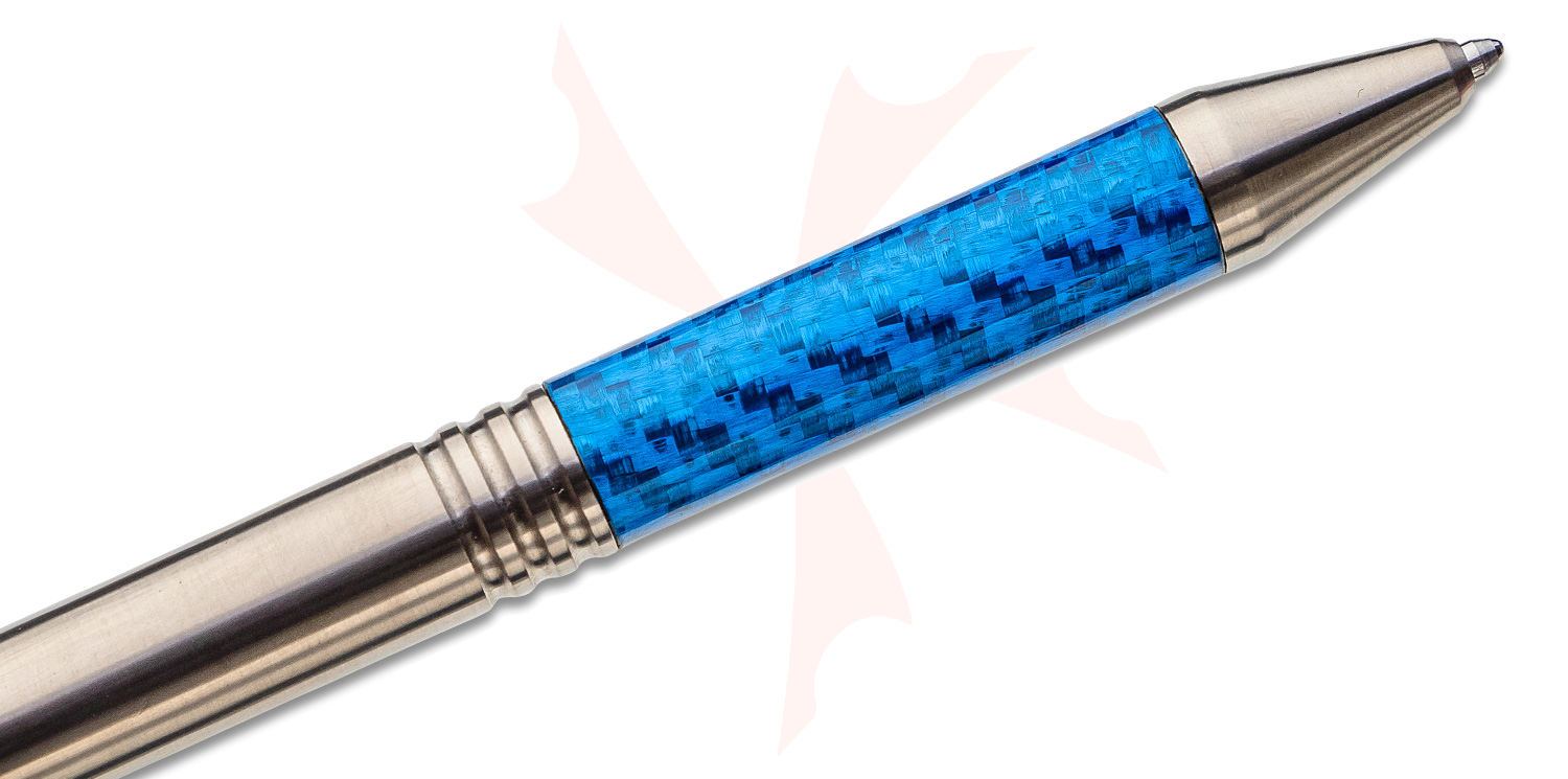 Darrel Ralph Designs Custom DDR Slim Line Titanium Go Pen, Blue Carbon ...