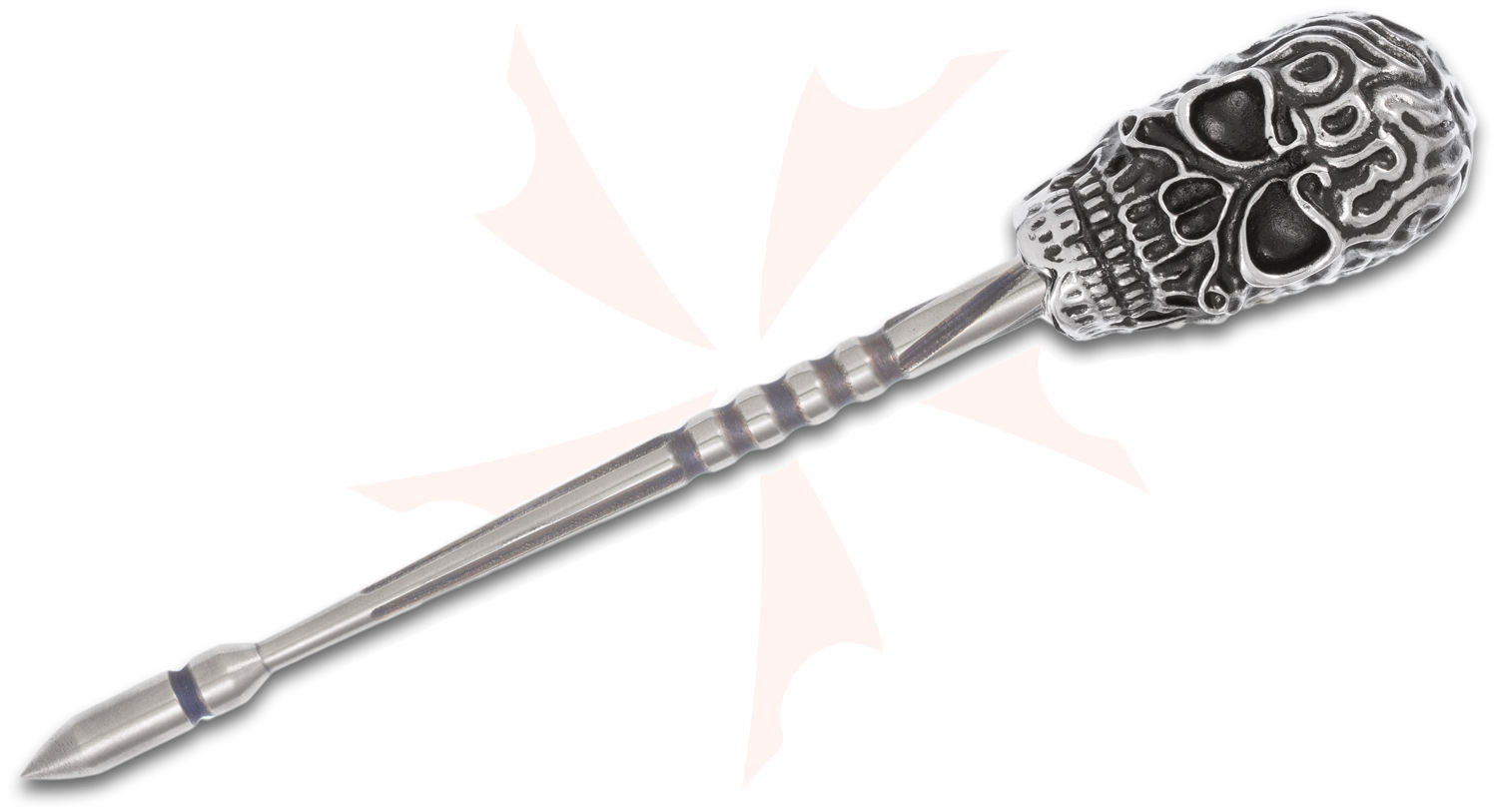 Darrel Ralph Designs Custom Gray/Silver Titanium Scorpion Skull Push ...